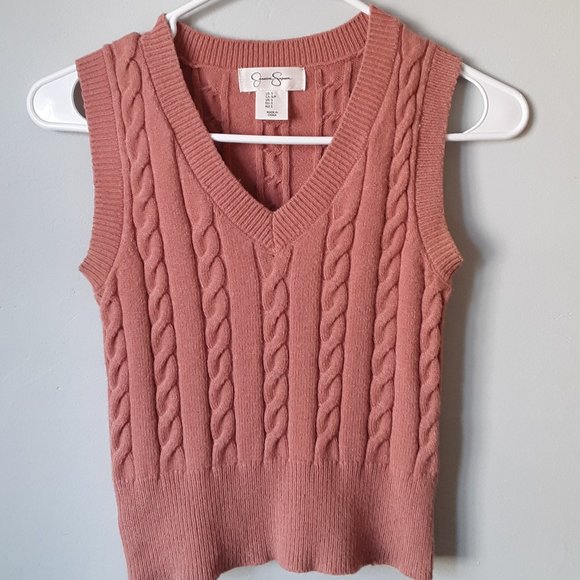 Jessica Simpson | Sweaters | Jessica Simpson Light Sweater Vest Cotton ...
